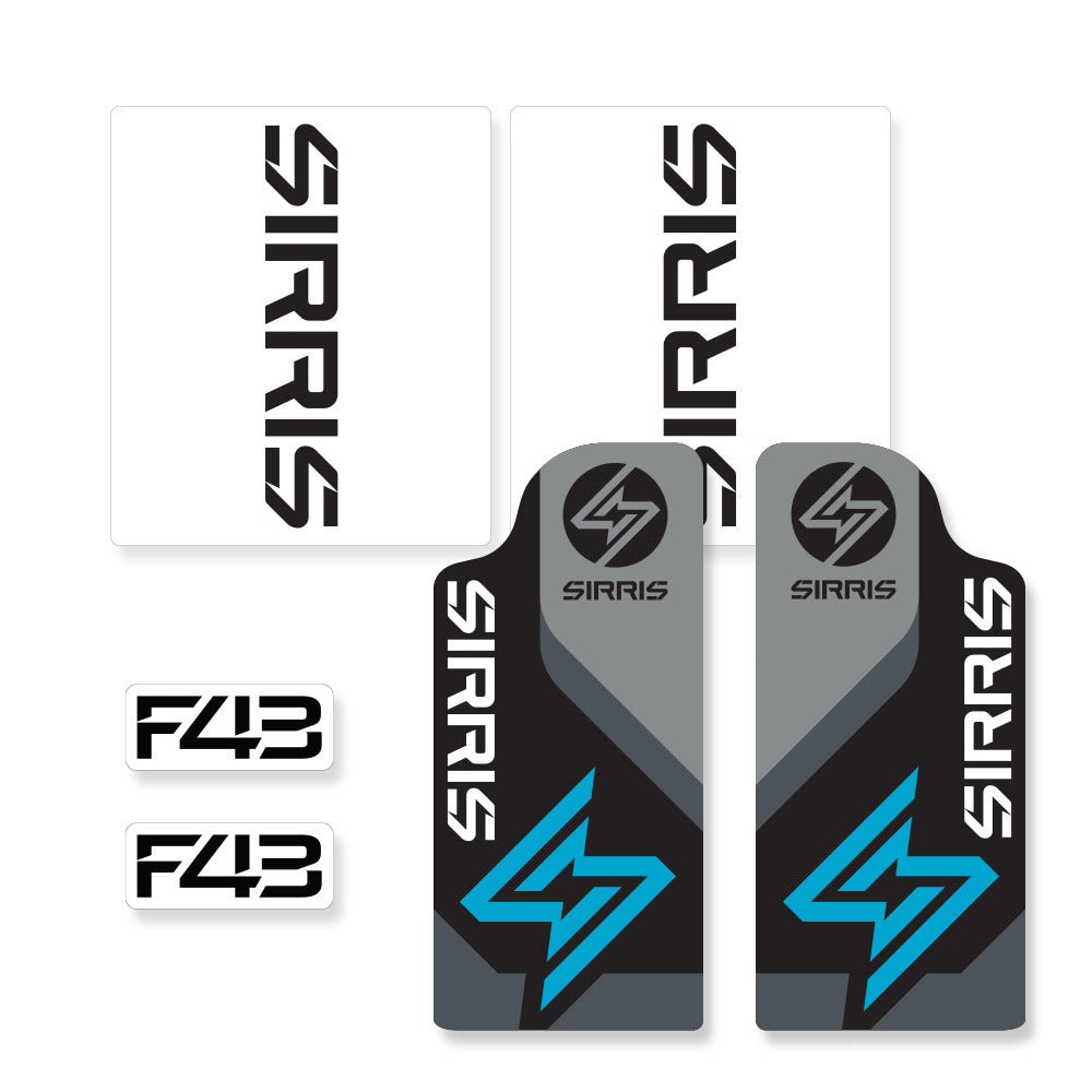 FORK DECAL KIT, SURRON UB AM, SERVICE, FULL FORK – Sirris Store